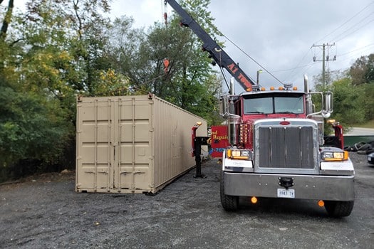 Conex Container Transport in Raphine Virginia | A1 Towing & Truck Repair