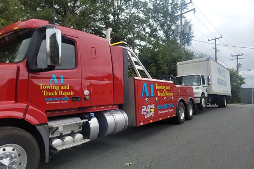 Tractor Trailer Towing in Staunton Virginia | A1 Towing & Truck Repair